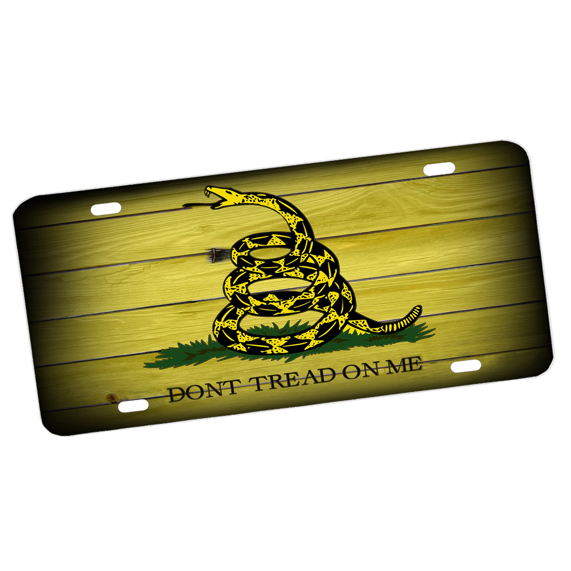 LP-046 License Plate - The Gadsden Don't Tread On Me Flag – eiznek.com