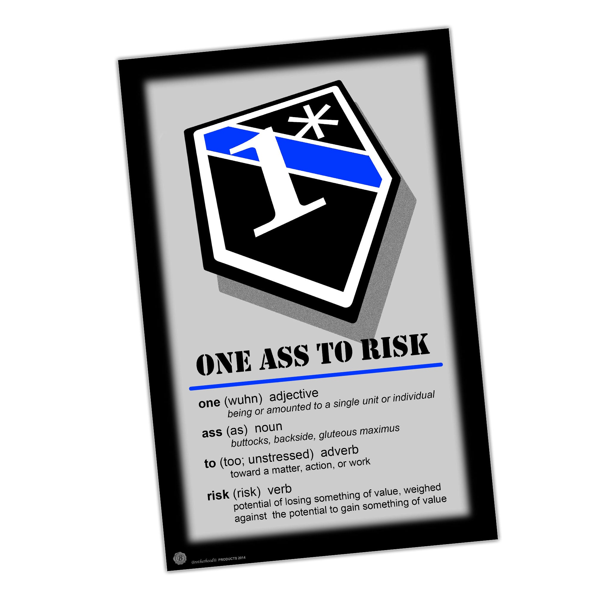 PO-008 Poster - Law Enforcement Thin Blue Line 1* Definition – eiznek.com
