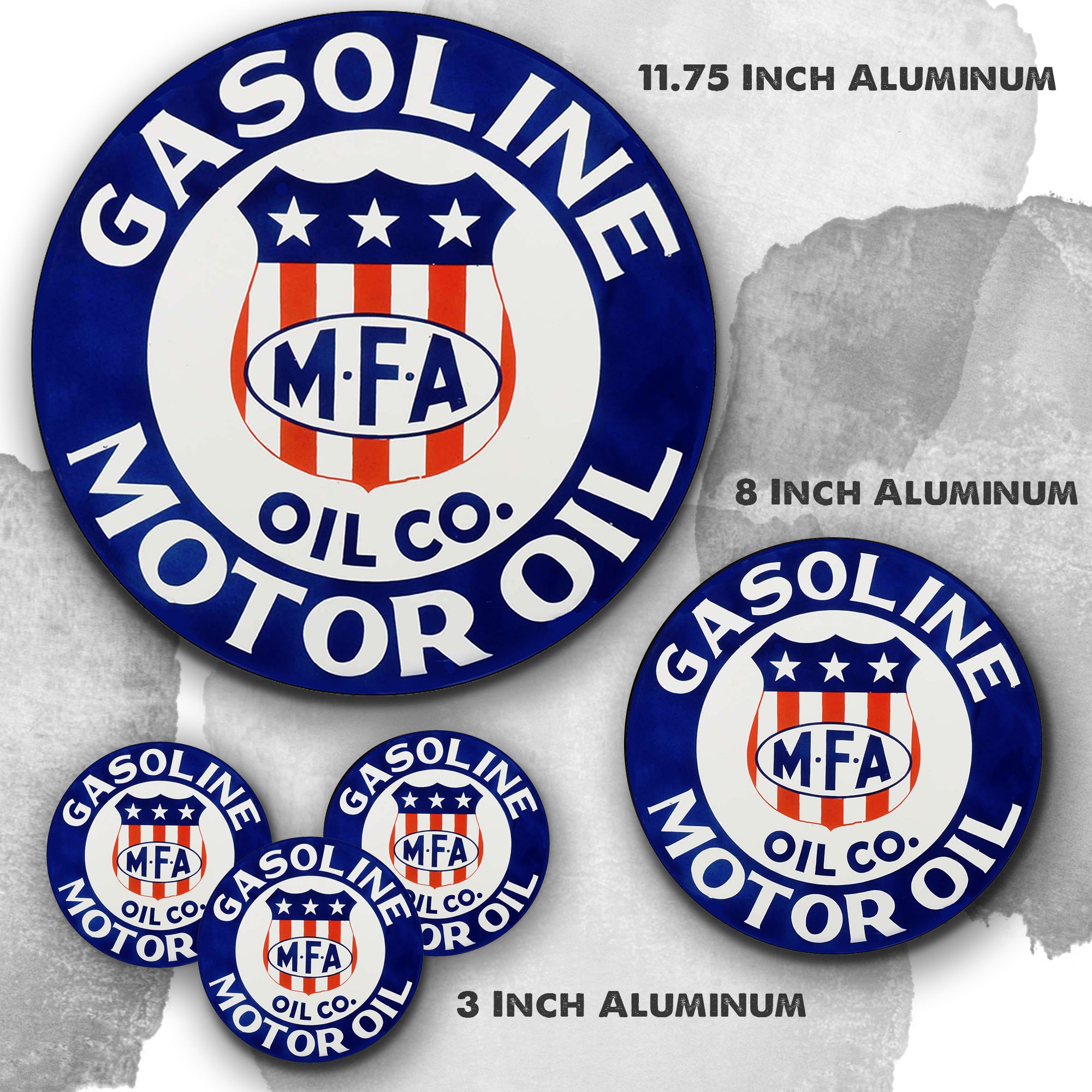 Round Signs - MFA Gasoline Motor Oil – eiznek.com